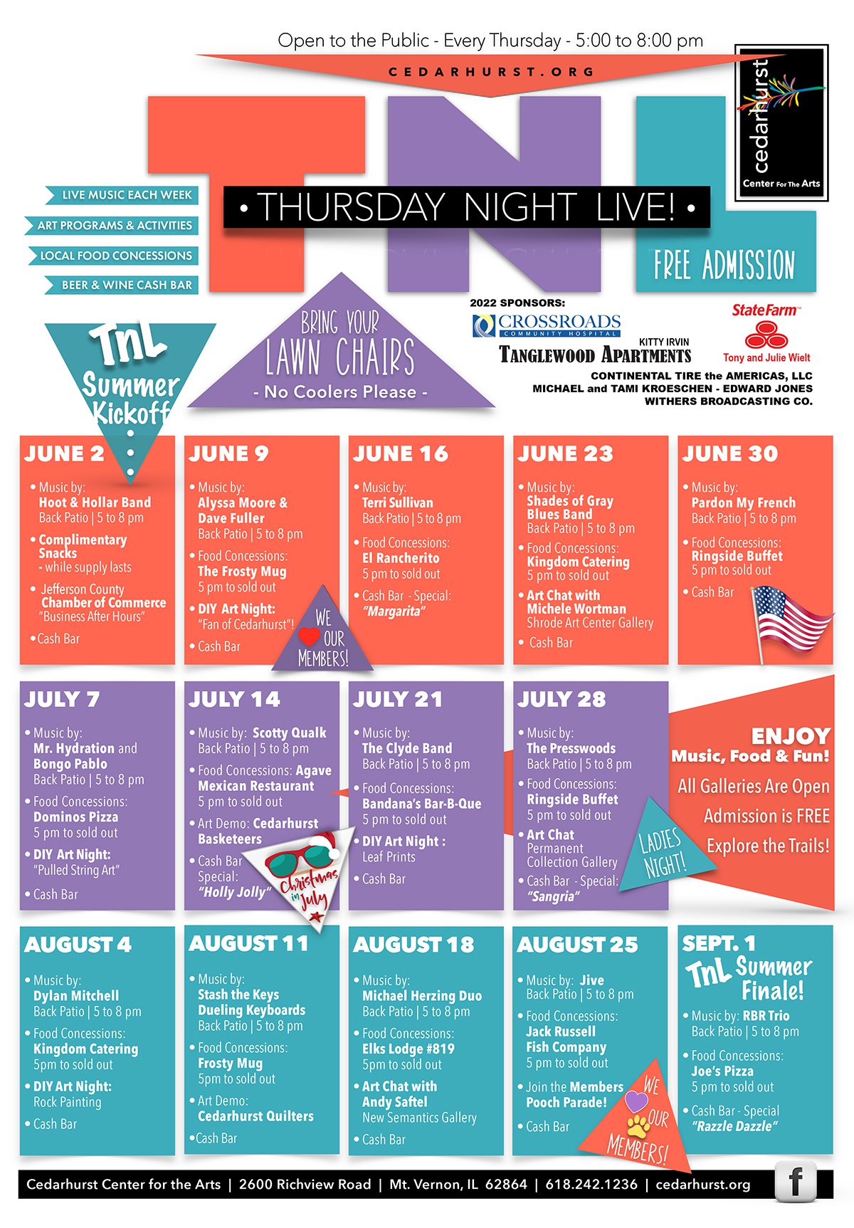 Thursday Night Live - Cedarhurst Center for the Arts Thursday Night Live - Cedarhurst Center for the Arts