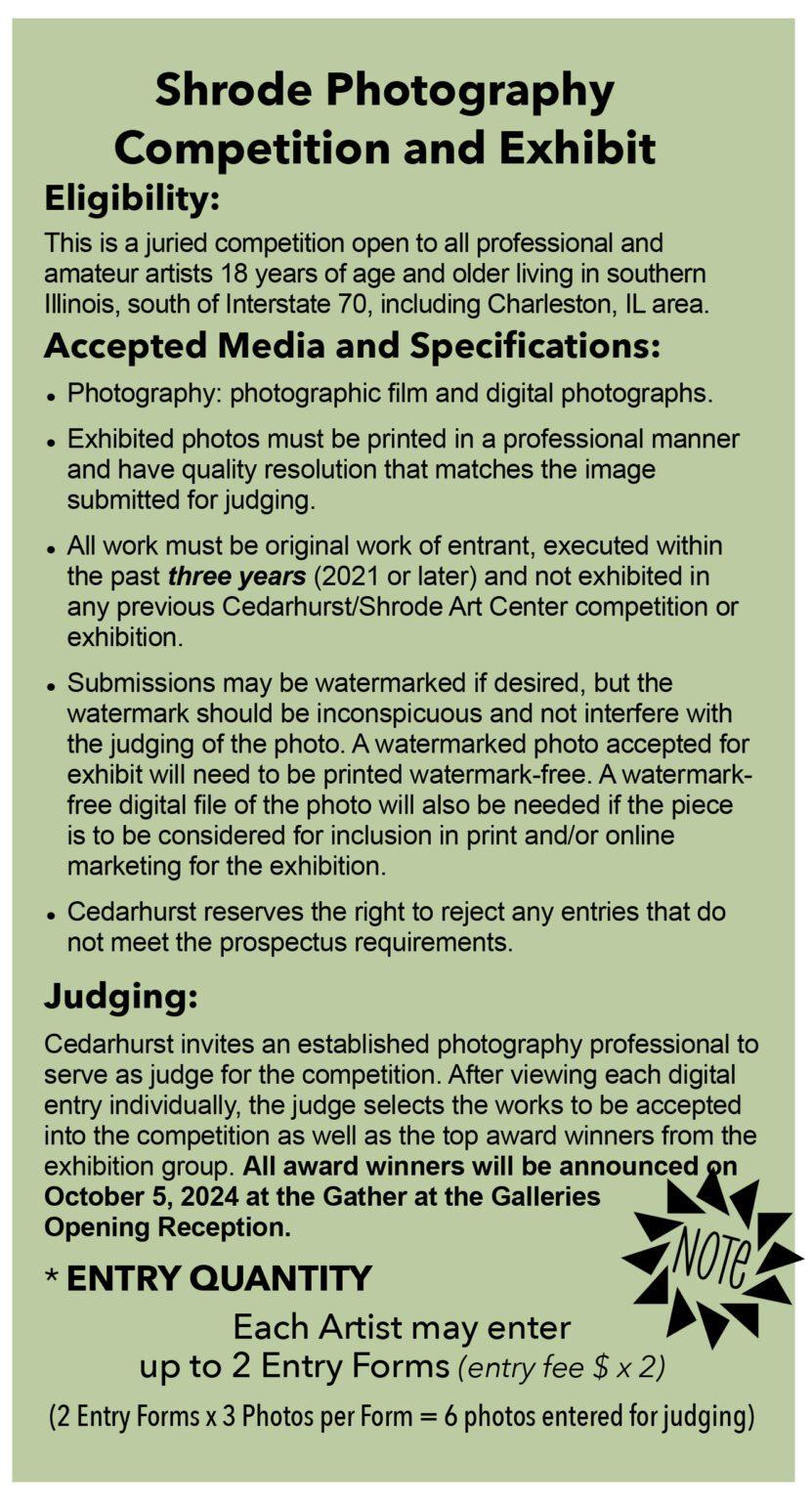 Fine Art & Craft Competition - Call for Art Entries 2024 - Cedarhurst ...